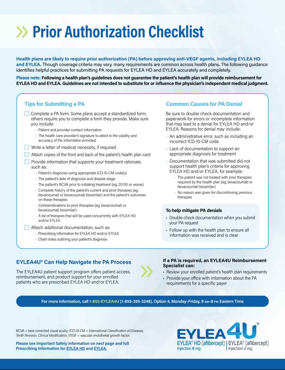 About EYLEA4U® l EYLEA HD® (aflibercept) Injection