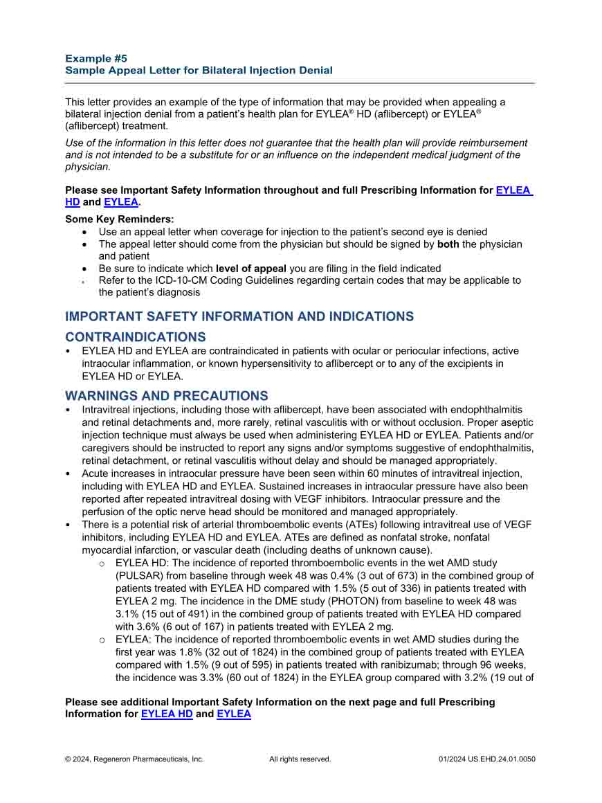 About EYLEA4U® l EYLEA HD® (aflibercept) Injection