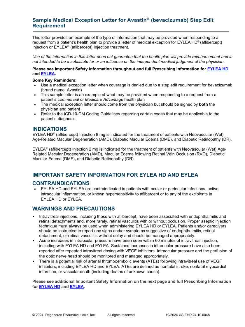About EYLEA4U® l EYLEA HD® (aflibercept) Injection